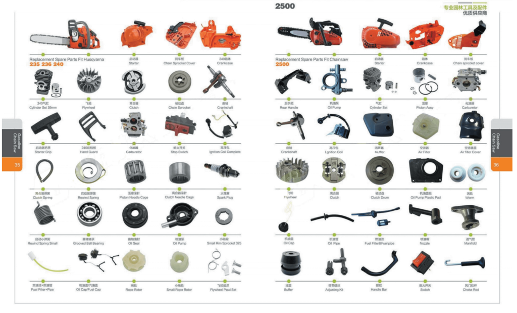 Replacement Parts For Chainsaw Parts Marato